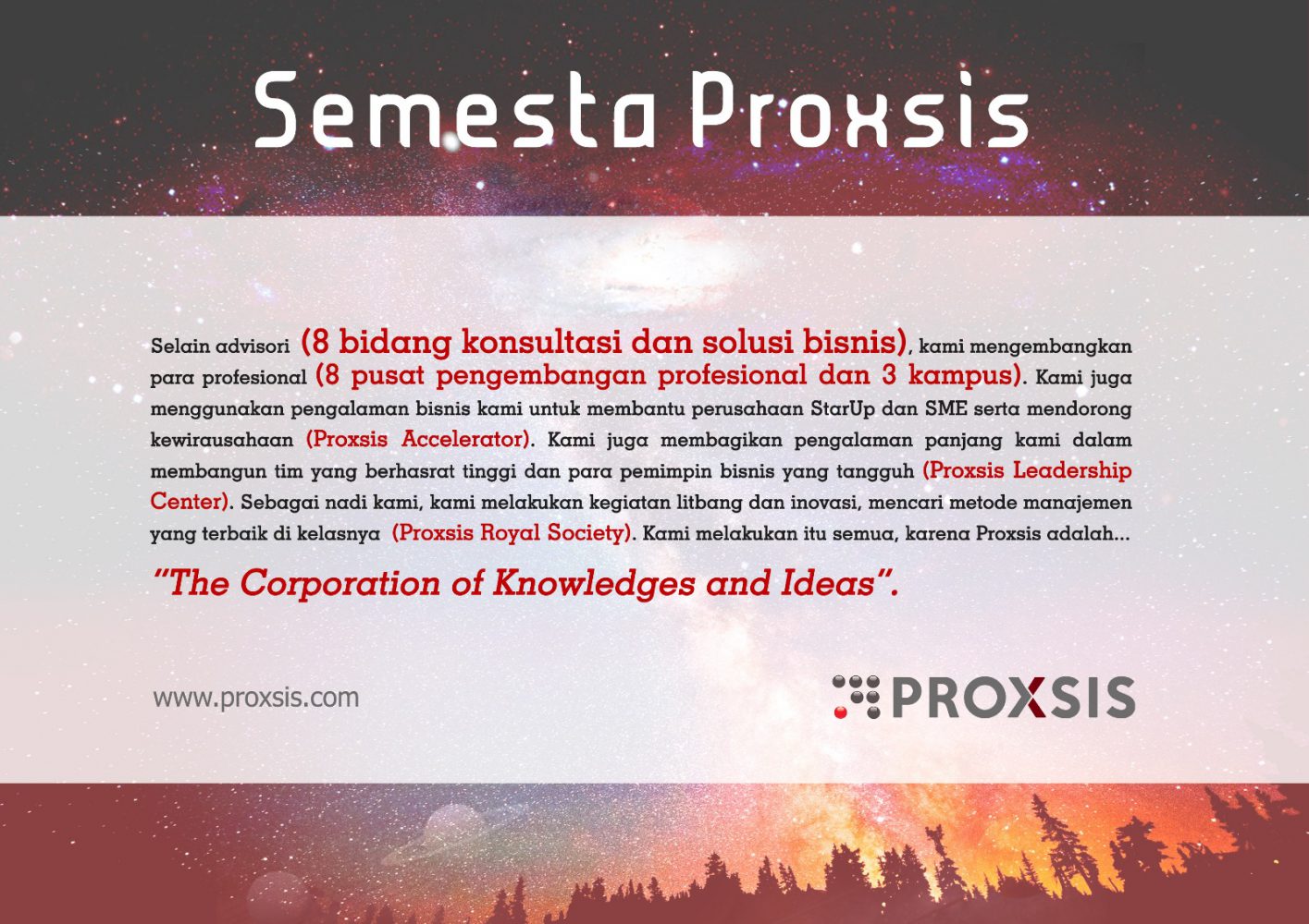 Proxsis | The Corporation of Knowledge and Ideas